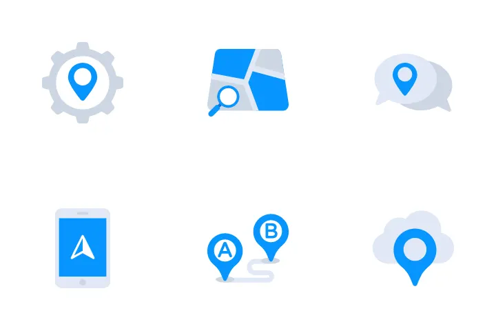 Google Maps Icon Packs, Logos, Symbols - Free Download in SVG, PNG