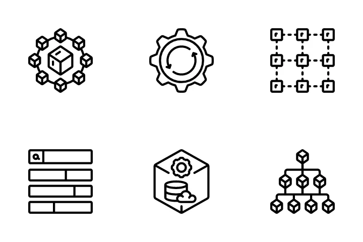 10 Microservices Icon Packs - Free in SVG, PNG, ICO - IconScout