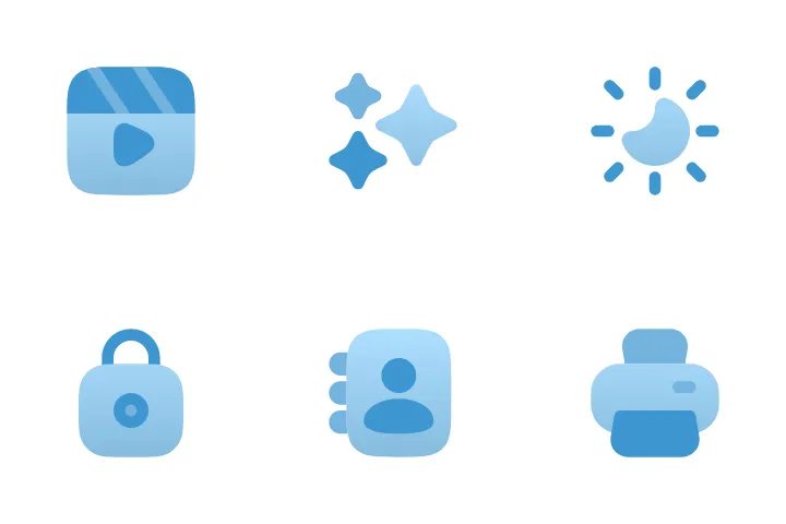 Minimalist UI Basic Essential Vol 3 Icon Pack - 35 Gradient User ... Minimalist UI Basic Essential Vol 3 Icon Pack - 35 Gradient User ...