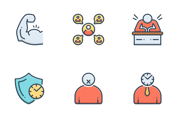 Emotions And Personality Traits RGB Color Icons Human Emotions And Personality Traits RGB Color Icons Human