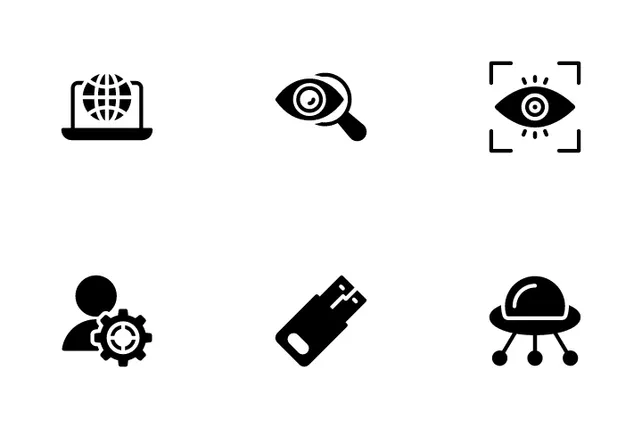 Science And Technology Icon Pack 47 Glyph Science And Technology Icons Svg Png Ico Available