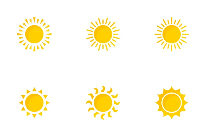 Sun Icon Pack - 40 Free Download Sunrise & Sunset Icons | IconScout
