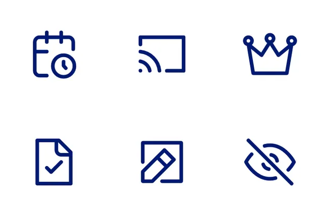 Ui & Basic Interface Symbol Icon Pack - 147 Line User Interface Icons ...