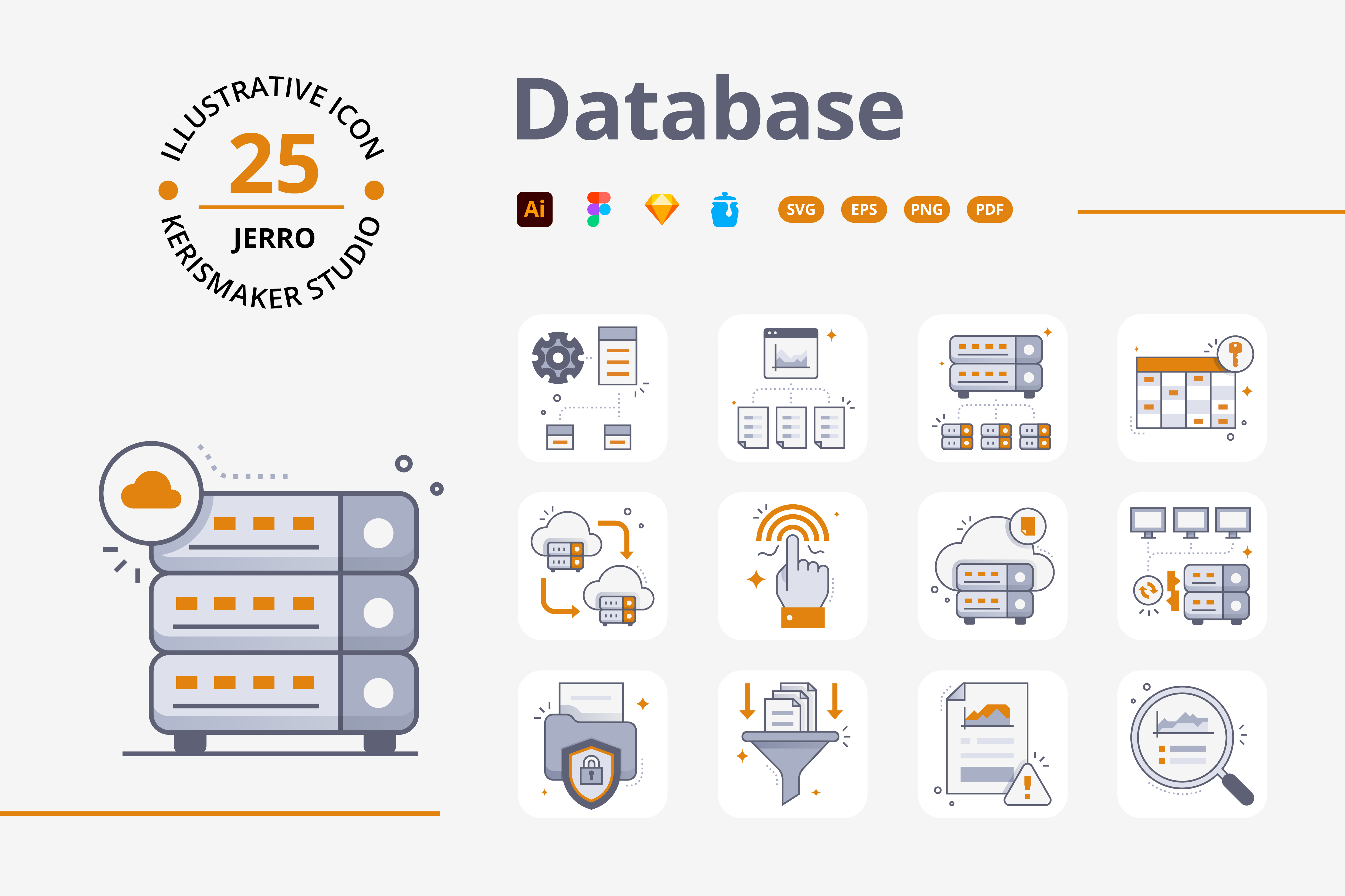 Database Icon Pack - 25 Free Download Files & Folders Icons | IconScout