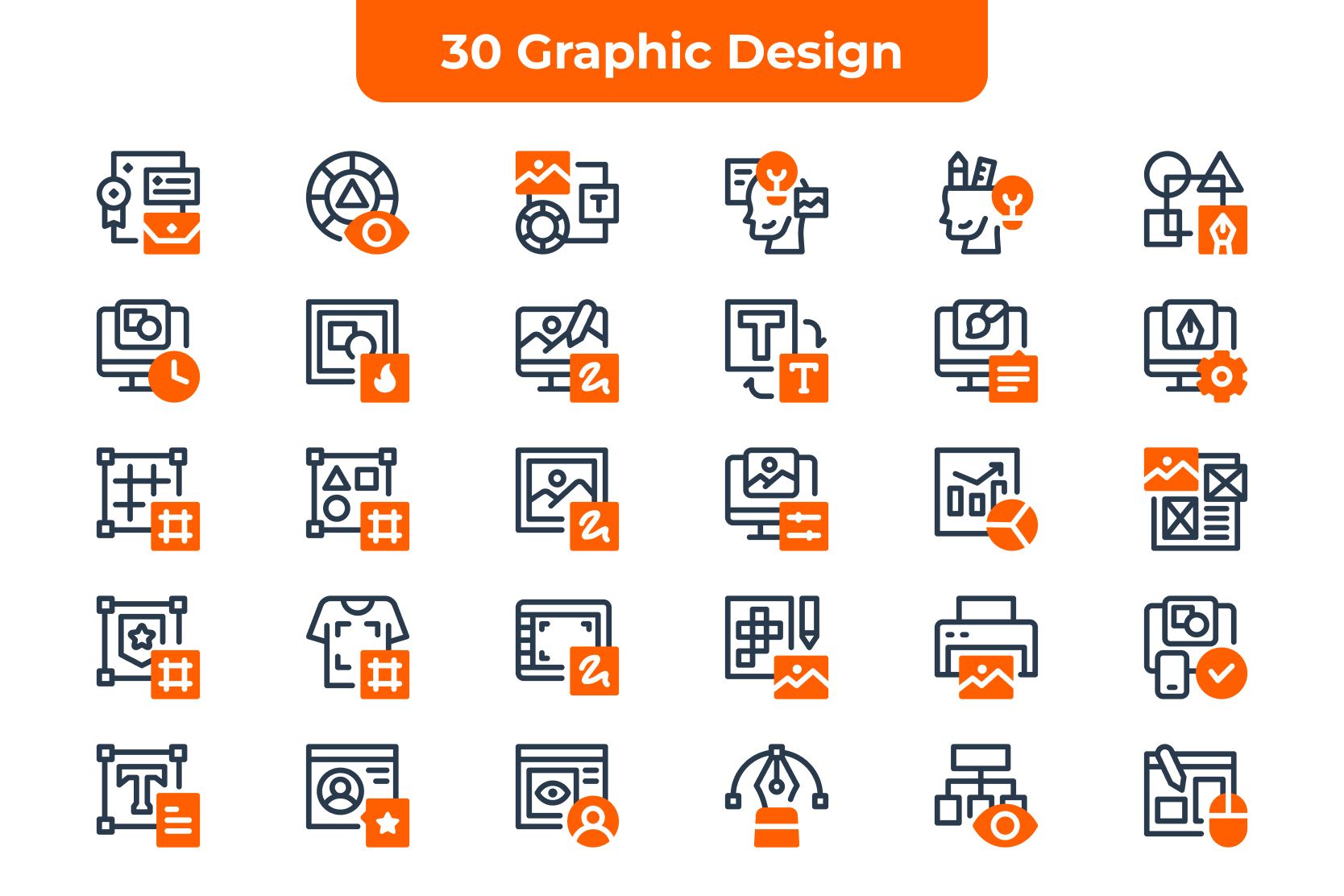 Graphic Design Icon Pack - 30 Free Download Design & Development Icons ...