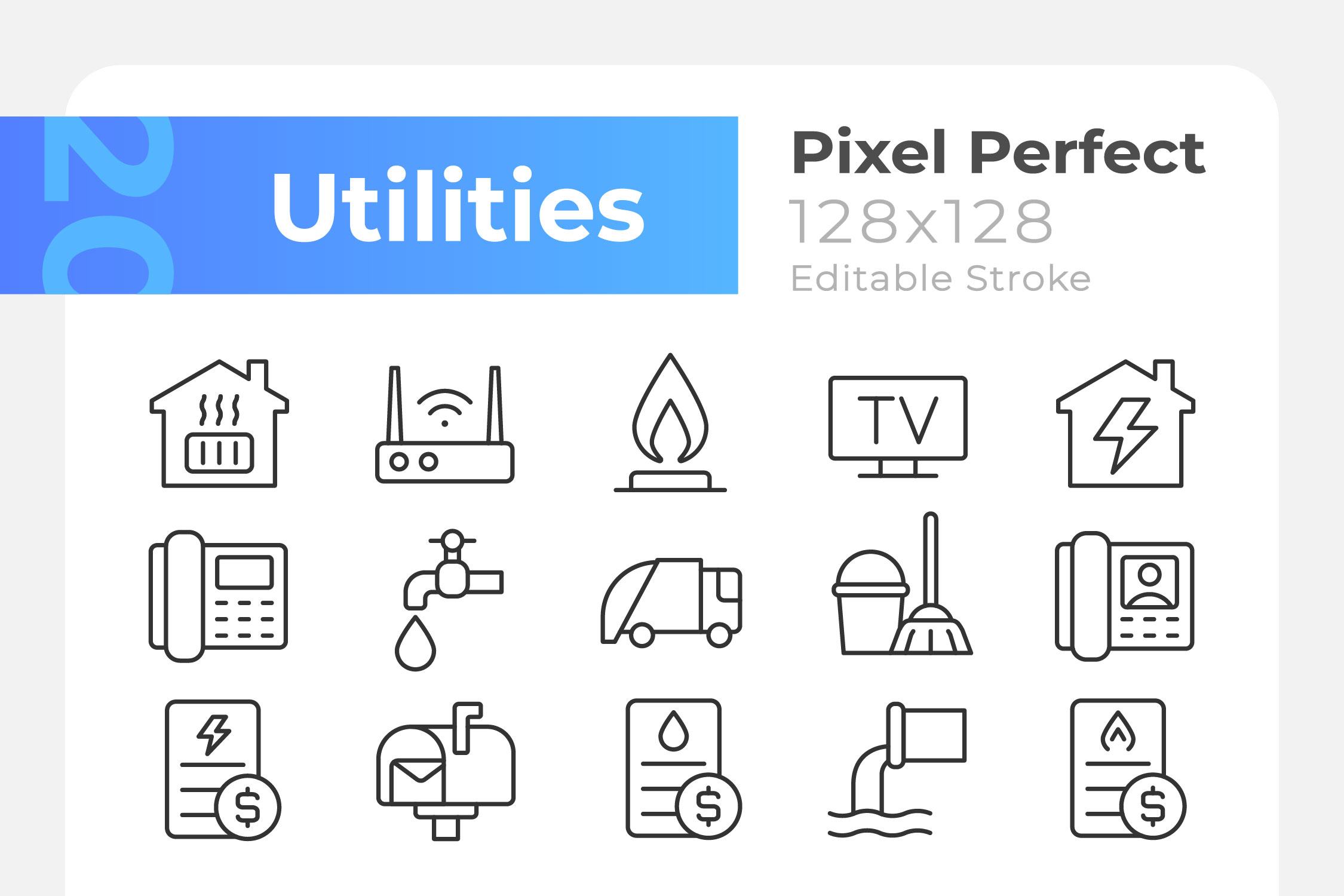 Download Public Utilities Icon pack Available in SVG, PNG & Icon Fonts