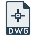 File, Format, Document, Dwg, Cad, Autocad, Extension Icon of Flat style ...