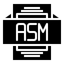 Free Asm File Icon - Free Download Files & Folders Icons | IconScout