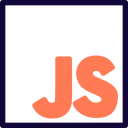 Free Javascript Logo Icon - Download in Colored Outline Style