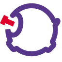 Free Plurk Logo Icon - Download in Dual Tone Style