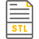 Free Stereolithography File Icon - Download in Dual Tone Style