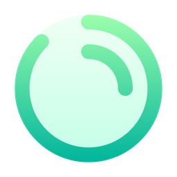 Circular Icon - Download in Gradient Style