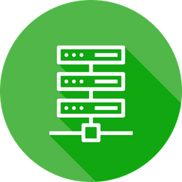 Data Icon - Download in Line Style