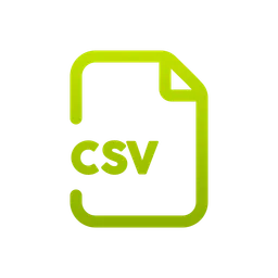 Free Csv File Type Icons, Logos, Symbols - Free Download in SVG, PNG