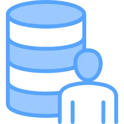 Free Database User Icon - Download in Dual Tone Style
