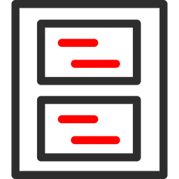 Free Dual Screen Icon - Download in Dual Tone Style