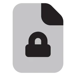 Free File locked Icon - Download in Dual Tone Style