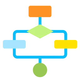 Free Flow Chart Icon - Download in Flat Style