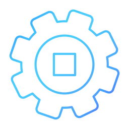 Free Gear Icon - Download in Gradient Style