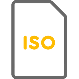 Free Iso Disc Image Icon - Download in Dual Tone Style
