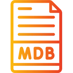 Free Microsoft Access Database Icon - Download in Gradient Style