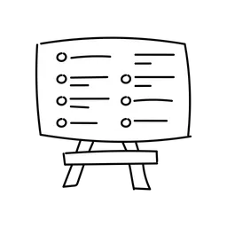 Free Project List Icon - Download in Line Style