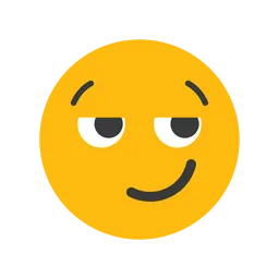 Free Smirking Face Emoji Icon - Free Download Sign & Symbols Emoji Icons | IconScout
