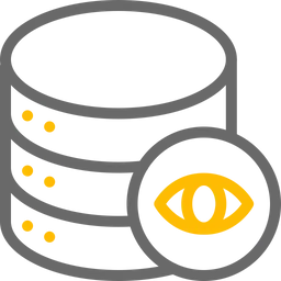 Free View Database Icon - Download in Line Style