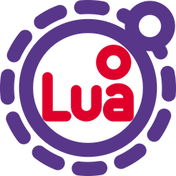 Lua Logo Icon - Download in Line Style
