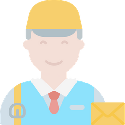 Postman Icon - Download in Flat Style