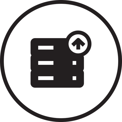 Database Icon - Download in Glyph Style