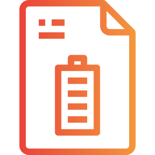 Load File Icon - Download in Gradient Style