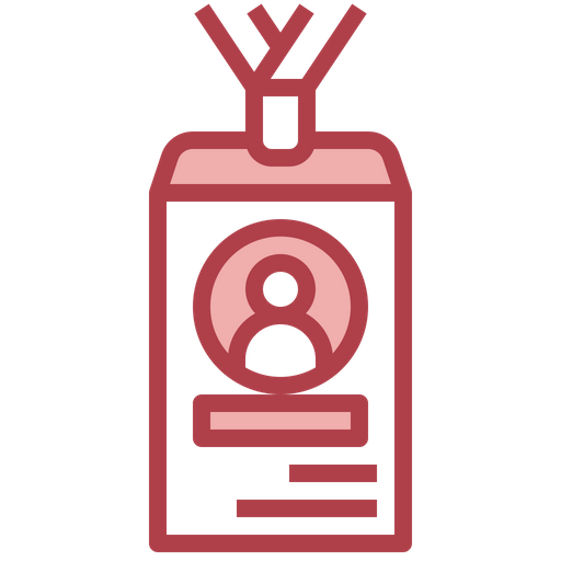 Permit Icon Download In Colored Outline Style