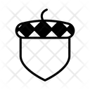 Acron Icon - Download in Glyph Style