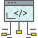 Agile Framework Icon - Download in Colored Outline Style