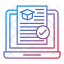 Approved Assignment Icon - Download in Gradient Style