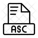 Asc Ascii Text File Icon - Free Download Icons | IconScout