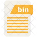 Bin file Icon - Download in Flat Style
