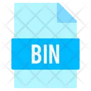 Bin file Icon - Download in Flat Style