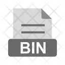 Bin file Icon - Download in Flat Style