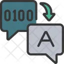 Binary To Assembly Icon - Download in Colored Outline Style