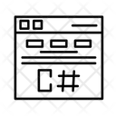 C Sharp Icon - Free Download Design & Development Icons | IconScout