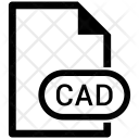 Cad file Icon - Download in Line Style