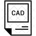 Cad file Icon - Download in Line Style