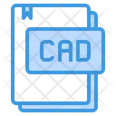 Cad File Icon - Download in Dualtone Style