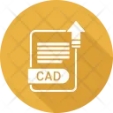 Cad file Icon - Download in Glyph Style