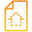 Cad File Icon - Download in Line Style