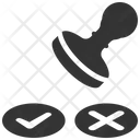 Choice Validation Icon - Download in Glyph Style