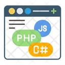 Coding Language Icon - Download in Flat Style