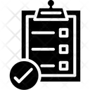 Complete Task Icon - Download in Glyph Style